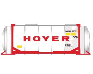 Schaal 1 Kiss 561 121 Container HOYER Tankcontainer 25 ft | grootspoor.com