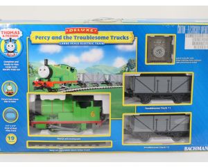 Bachmann 90069B Percy with Troublesome Trucks Set, Metallrader, (LGB ...