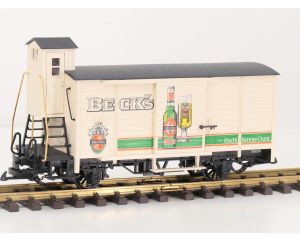 LGB 4026 A Beck's bierwagen met remmershuisje. | grootspoor.com