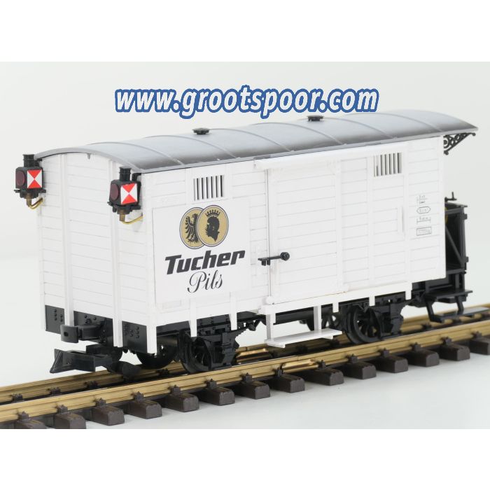LGB 4032 A Bierwagen Tucher Pils, met sluitlichten | grootspoor.com