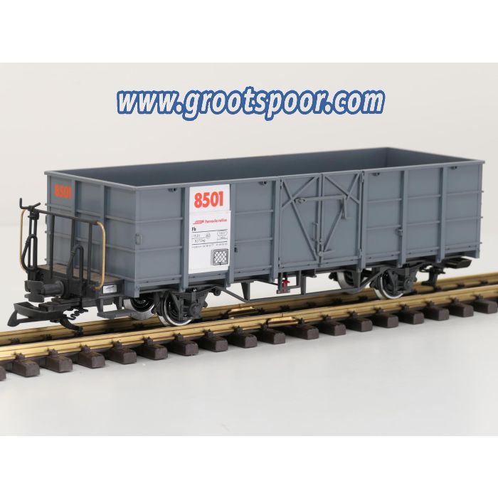 LGB 40880 RhB-Hochbordwagen Fb 8501, Metallrader | grootspoor.com
