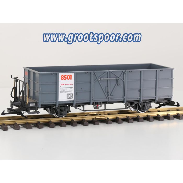 LGB 40880 RhB-Hochbordwagen Fb 8501, Metallrader | grootspoor.com
