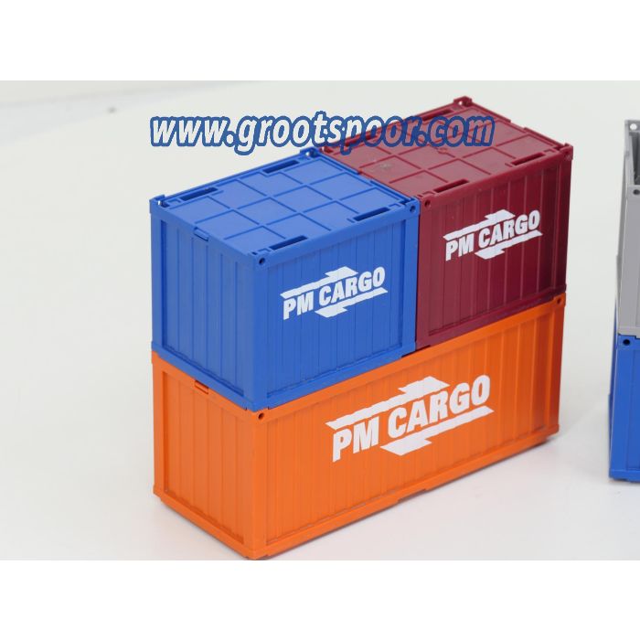 Playmobil ( 6344 ) PM Cargo Containerset 2 grote en 5 kleine containers ...