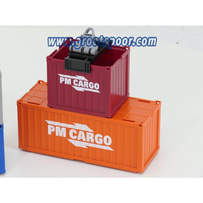Playmobil ( 6344 ) PM Cargo Containerset 2 grote en 5 kleine containers ...