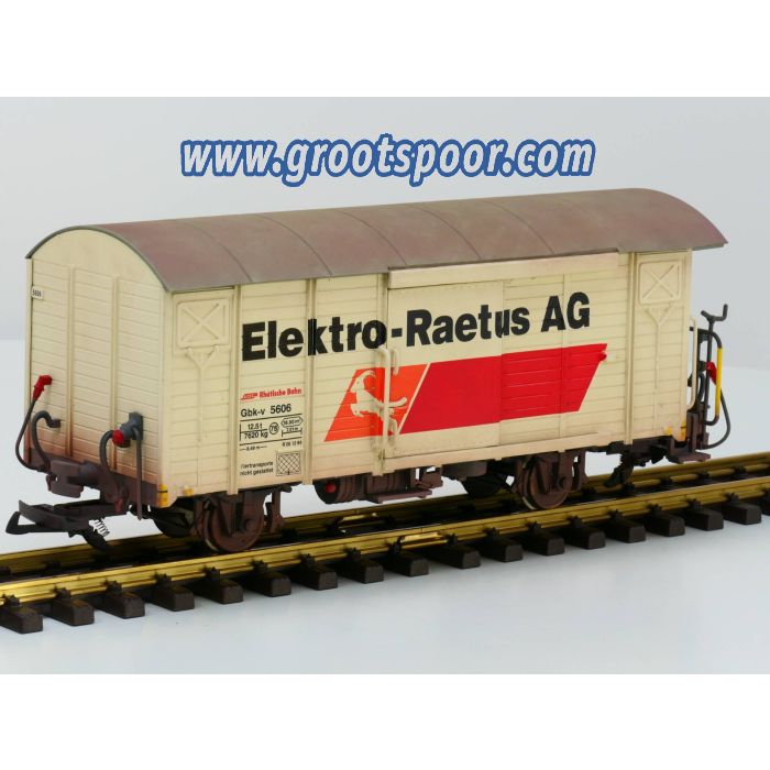 KISS 1013 Rhb Werbewagen GbK-V 5606 Elektro Reatus AG, Metallrader ...
