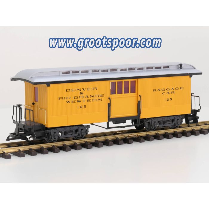 LGB 30845 Baggage car 125 Denver & Rio Grande Western | grootspoor.com